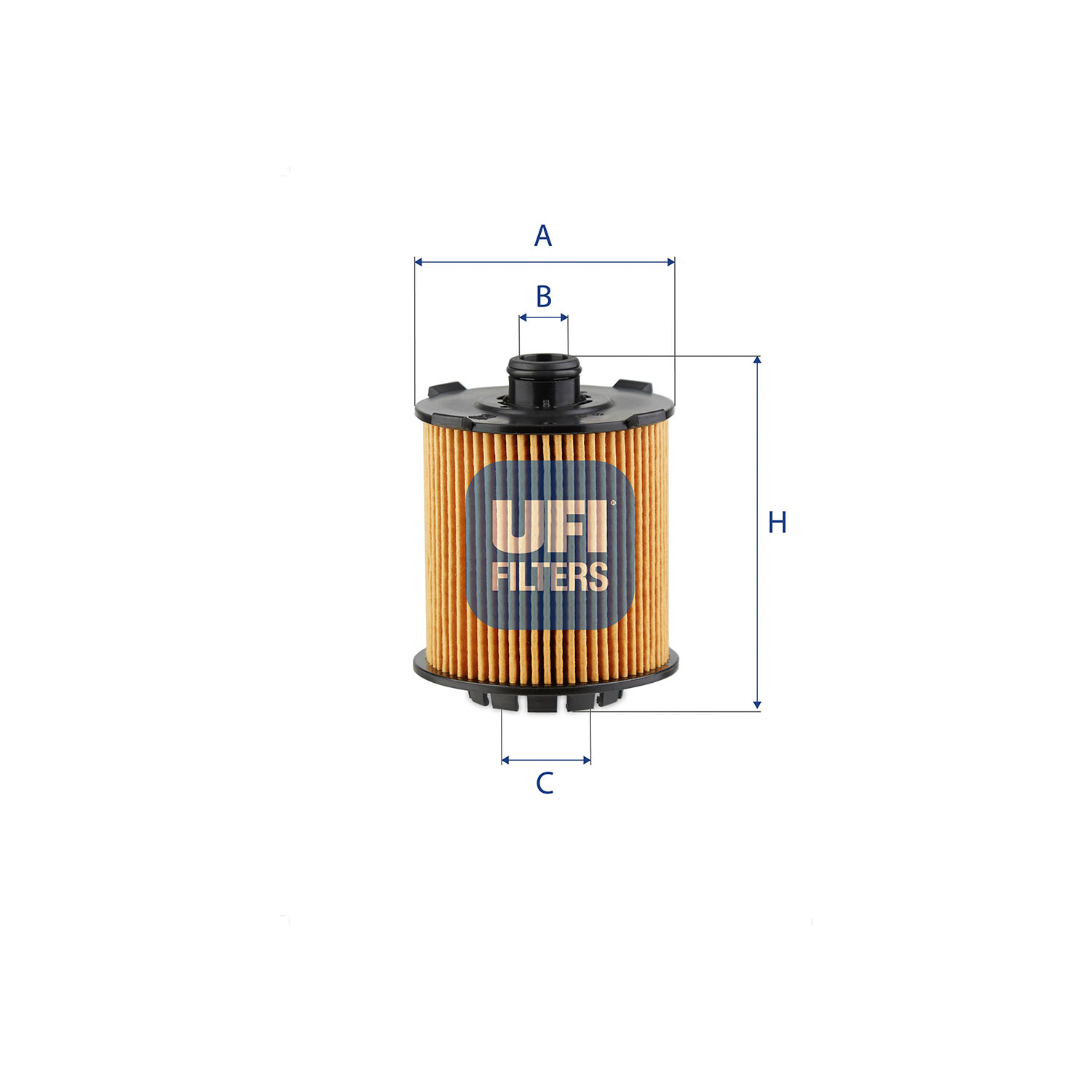 UFI Filters OIL FILTER ELEMENT 25.VCC.01