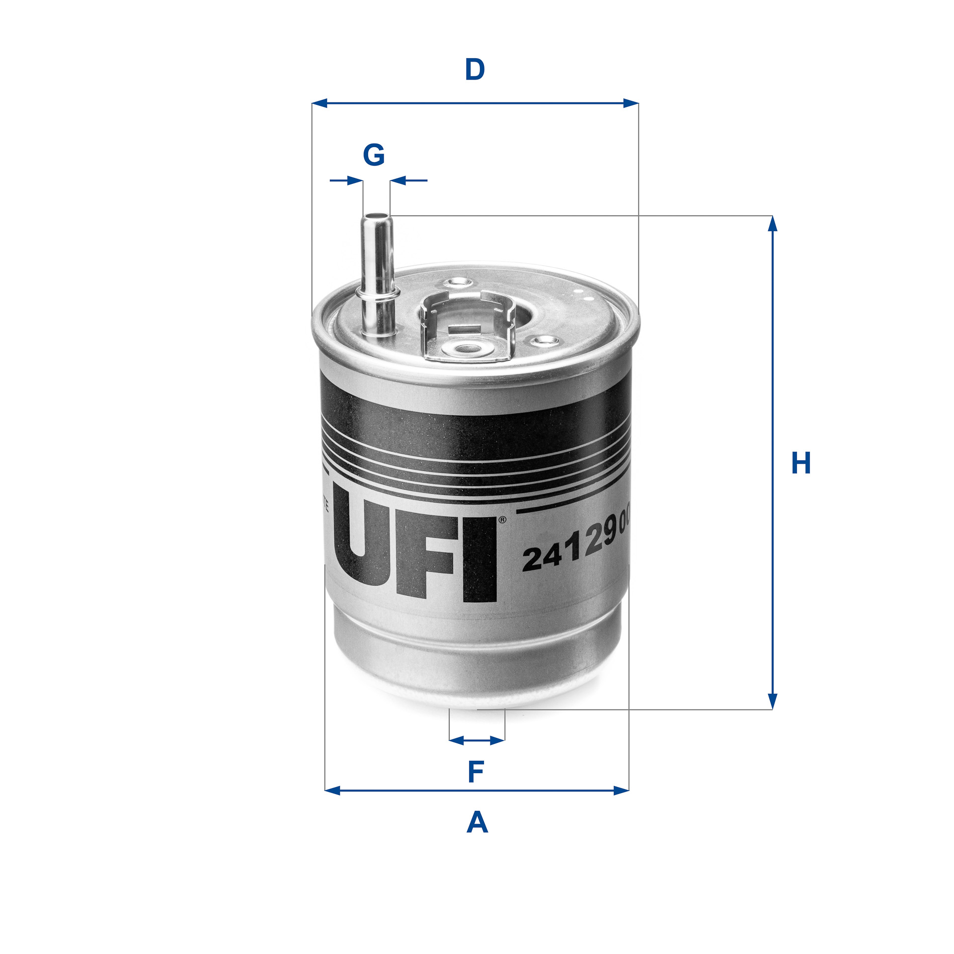 UFI Filters SPIN-ON DIESEL FILTER 24.129.00