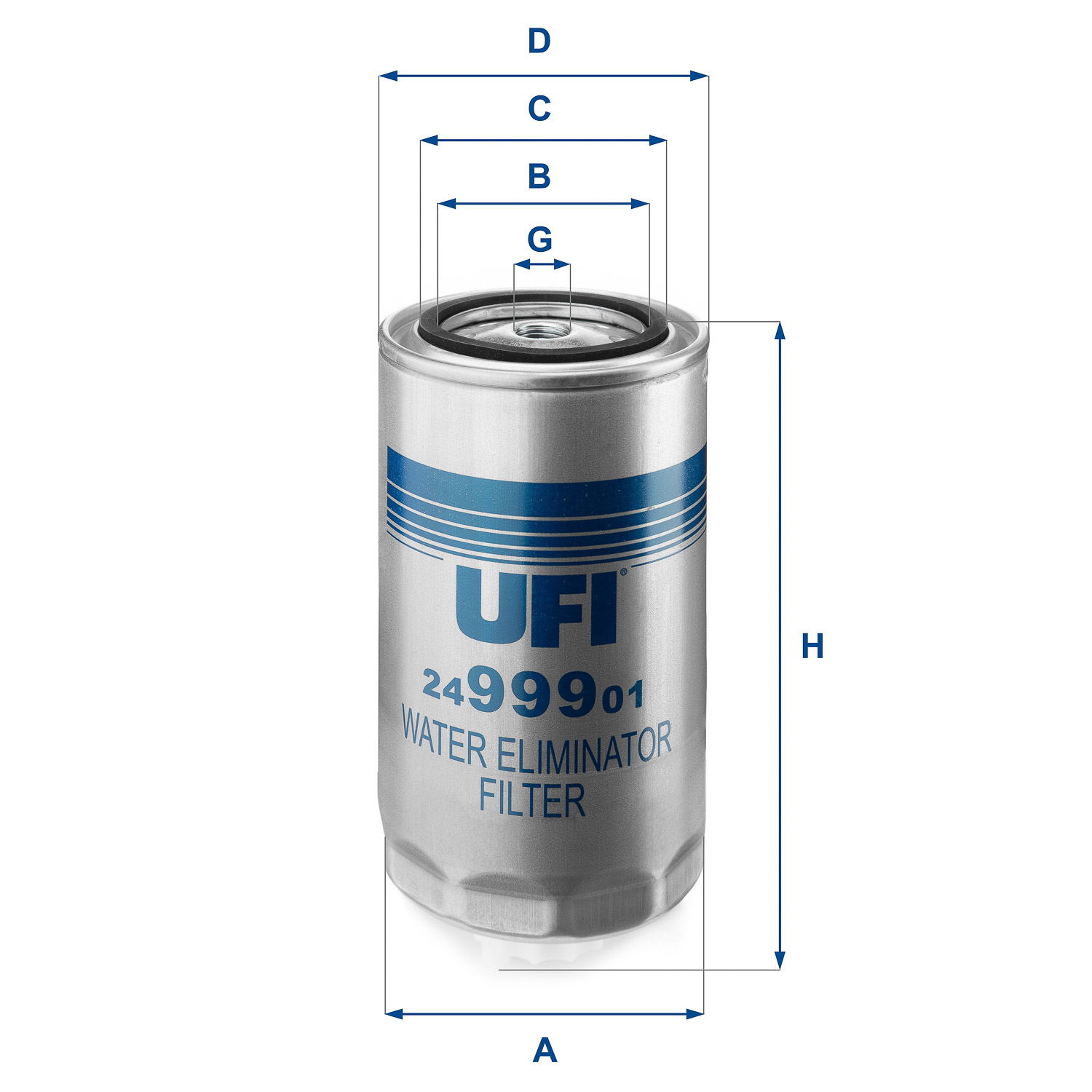 UFI Filters PRE FUEL FILTER 24.999.01