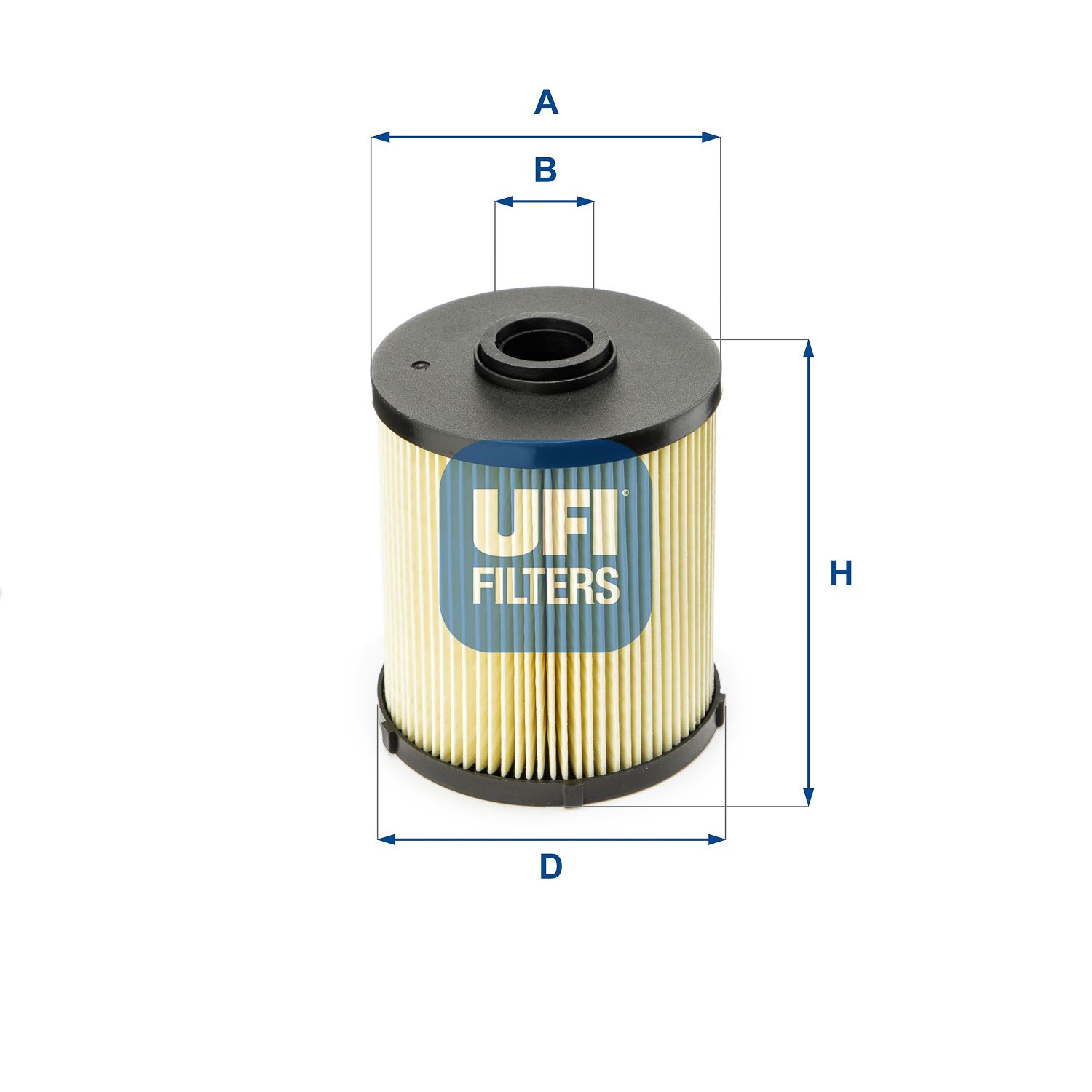 UFI Filters CARTRIDGE DIESEL FILTER 26.006.00
