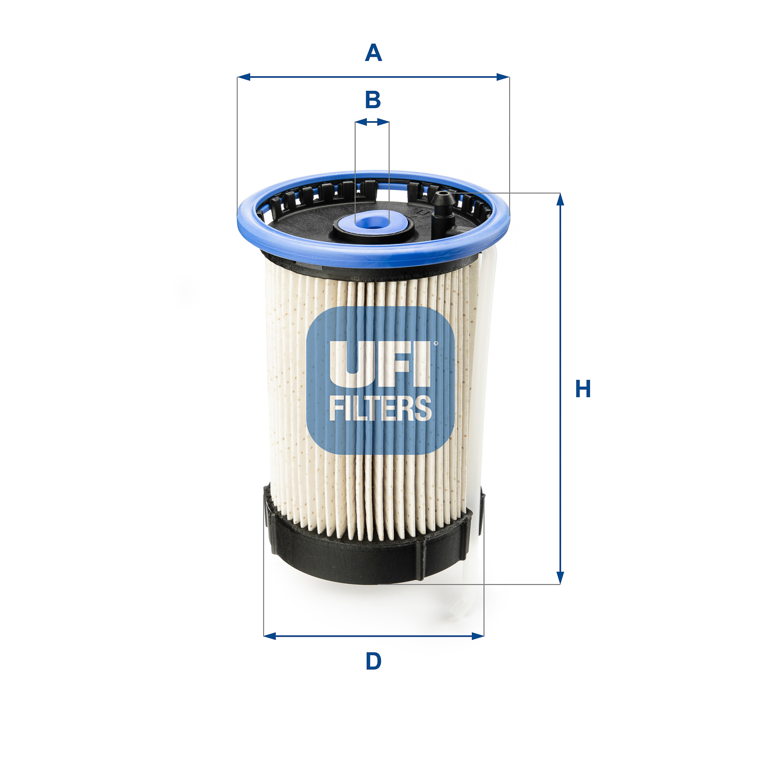 UFI Filters CARTRIDGE DIESEL FILTER 26.065.00